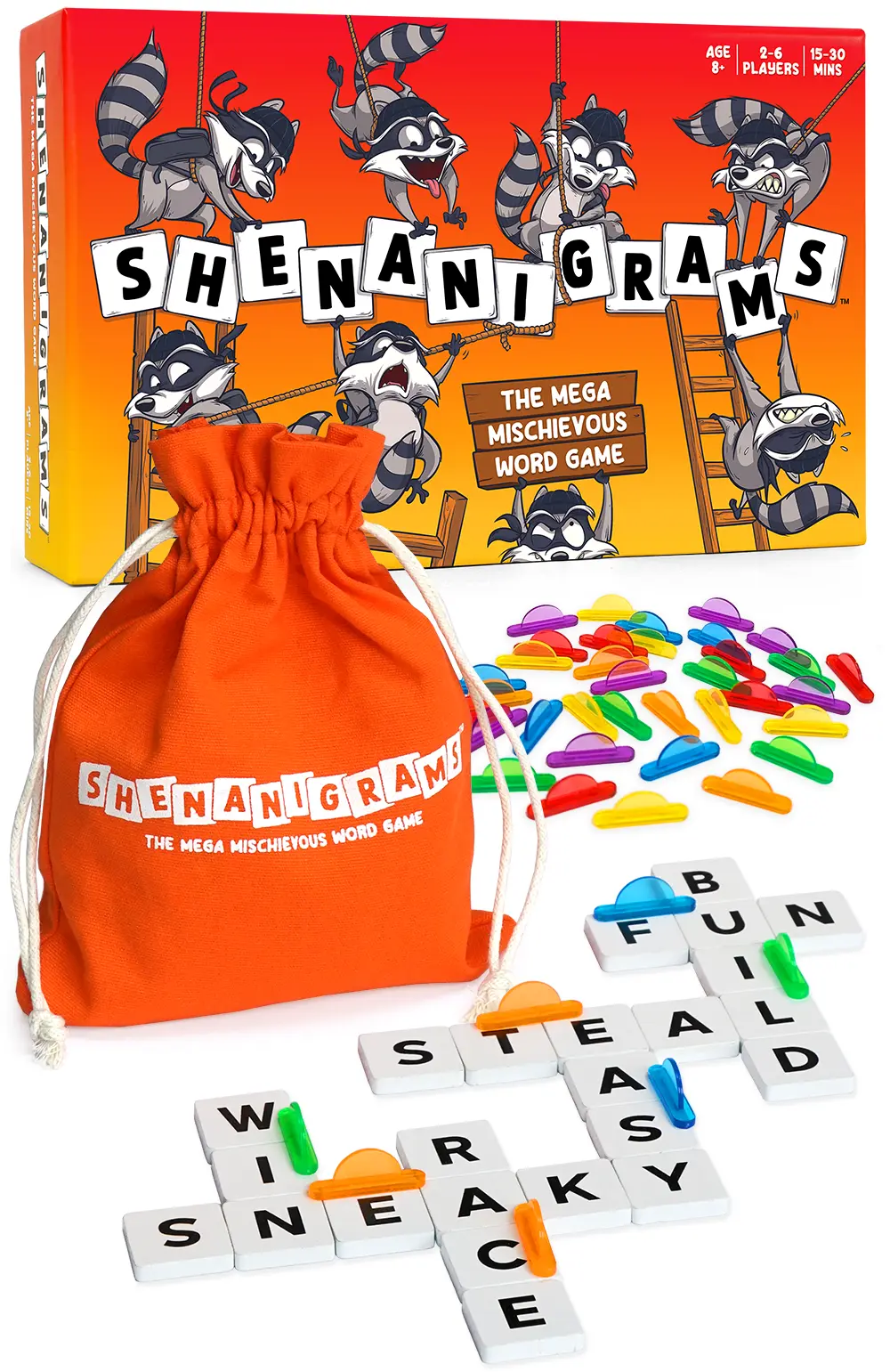 Shenanigrams – The Mega Mischievous Word Game – HAPPY YETI LTD - USA